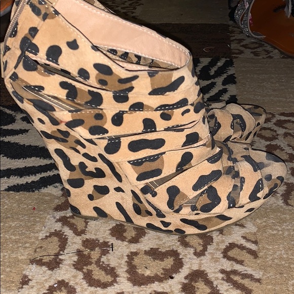 Shoes | Cheetah Wedges | Poshmark